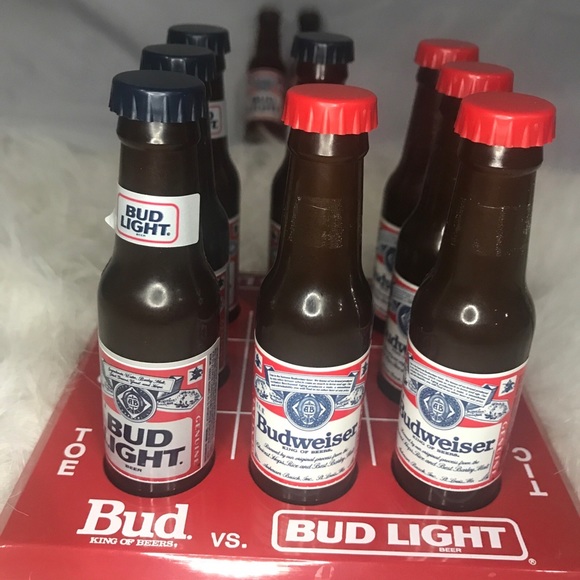 Budweiser | Other | Vintage Budweiser Vs Bud Light Tic Tac Toe ...
